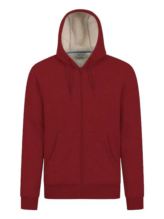 Mountain Warehouse Dalton Borg Lined Full Zip Hoodie - Gray
