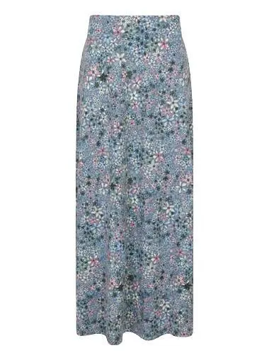 Mountain Warehouse Jersey Maxi Skirt With Floral Print And Uv Protection - Gray