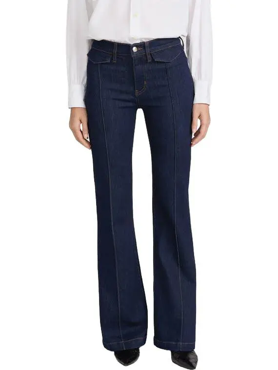 FRAME The Icon Flare Leg Jeans - Rinse