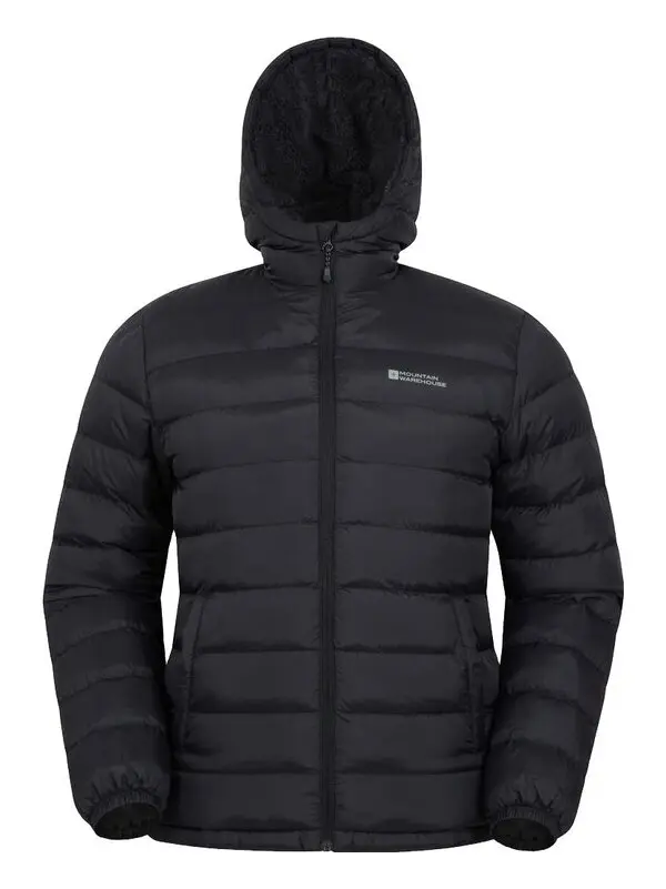 Mountain Warehouse Faux Fur Lined Padded Jacket - Black