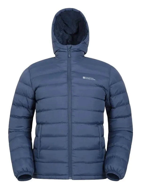 Mountain Warehouse Faux Fur Lined Padded Jacket - Navy