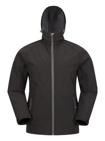 Mountain Warehouse Exodus Waterproof Soft Shell Jacket - Black
