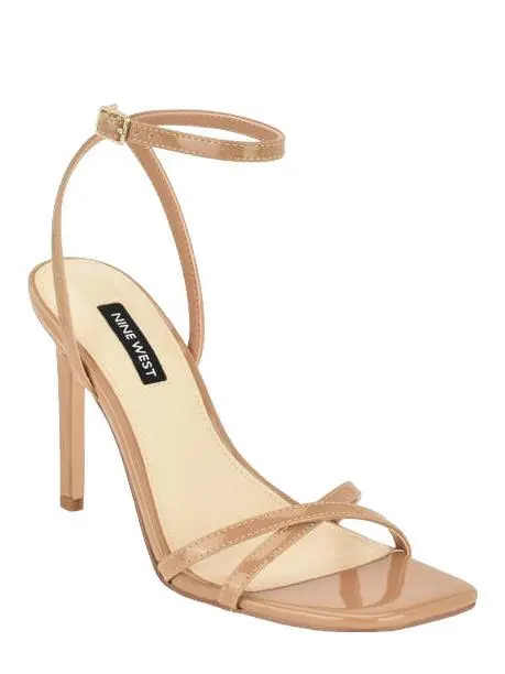 Nine West Penelope Strappy Sandal - Medium Natural