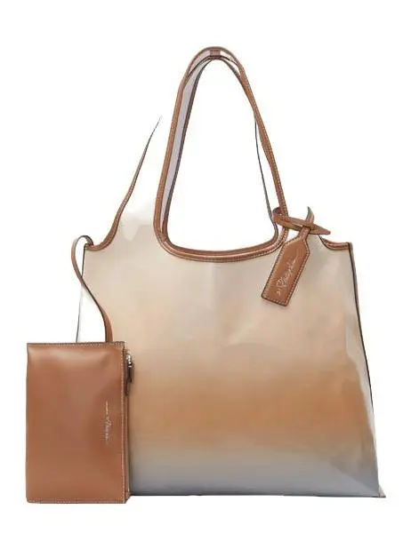 3.1 Phillip Lim Ombre Coated Canvas Market Tote - Storm Multi