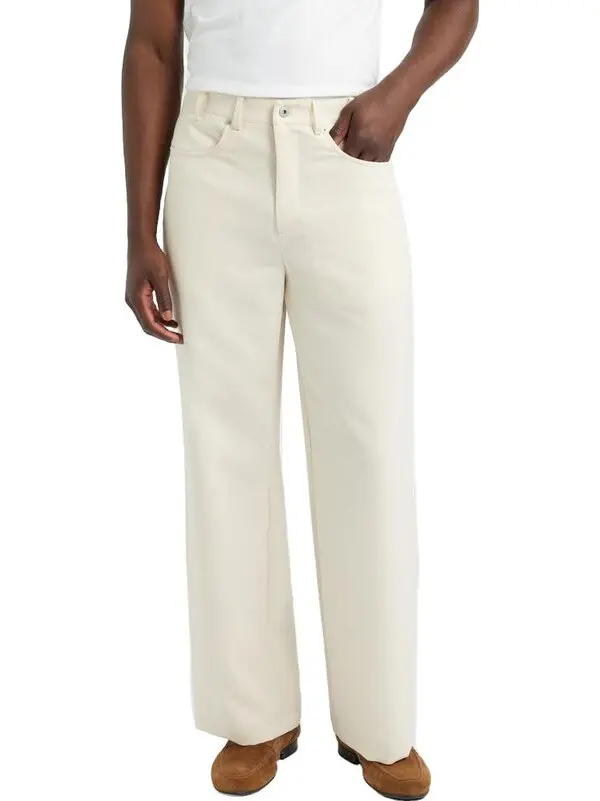 KROST Five-pocket Straight-leg Pants - Beige