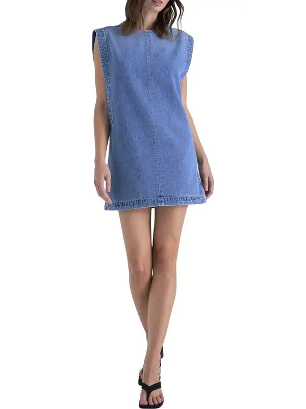 PISTOLA Karla Denim Mini Dress - Attitude