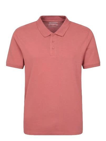 Mountain Warehouse Dawnay Textured Pique Polo Shirt - Rust