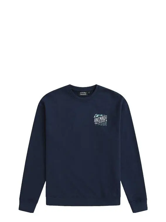 ANIMAL Jonah Cromer Crewneck Sweatshirt - Navy