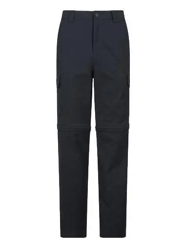 Mountain Warehouse Delta Stretch Zip-off Cargo Trousers - Black