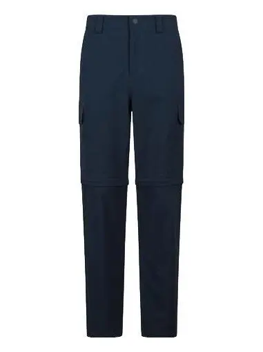 Mountain Warehouse Delta Stretch Zip-off Cargo Trousers - Navy