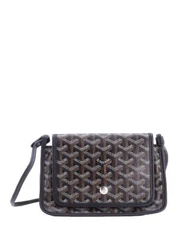 Goyard Plumet Clutch Wallet Coated Canvas - Black