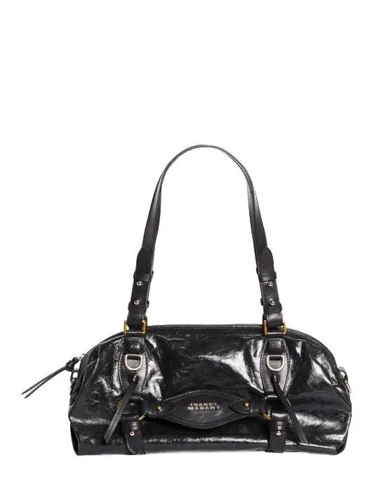 Isabel Marant Étoile Mini Tilpa Leather Bag - Black