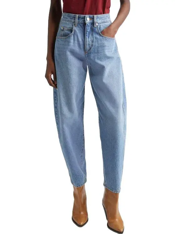 Isabel Marant Étoile Oriane Barrel Leg Jeans - Light Blue