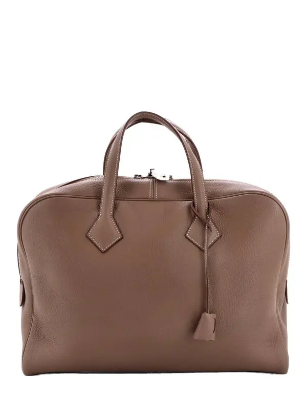 Hermès Victoria Travel Bag Clemence 43 - Grey