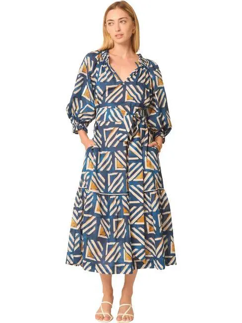 GILNER FARRAR Waverly Printed Midi Dress - Metropolis