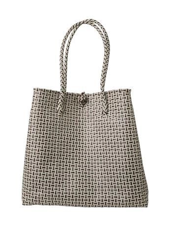 SARAH STEWART Maxi Ella Handwoven Tote - Brown