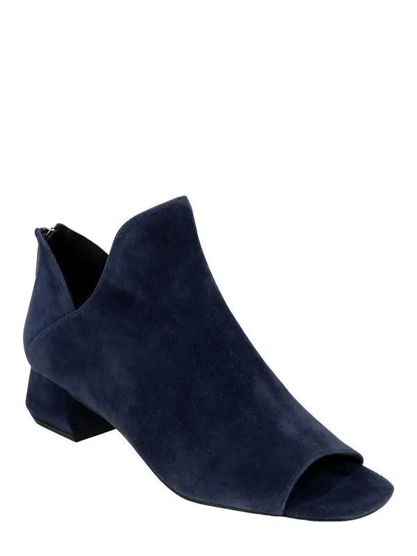 Pelle Moda Vaneza Suede Open Toe Sandal - Midnight