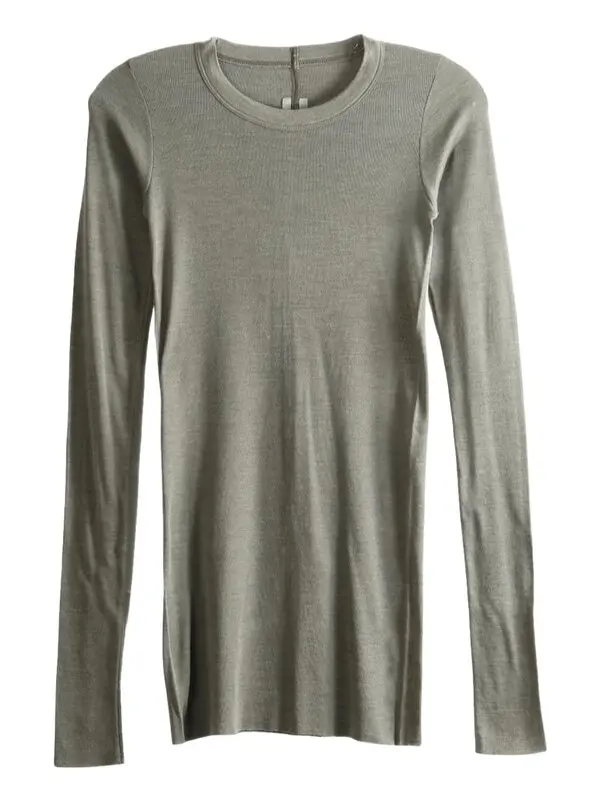 Rick Owens Crewneck Long-sleeve T-shirt - Gray