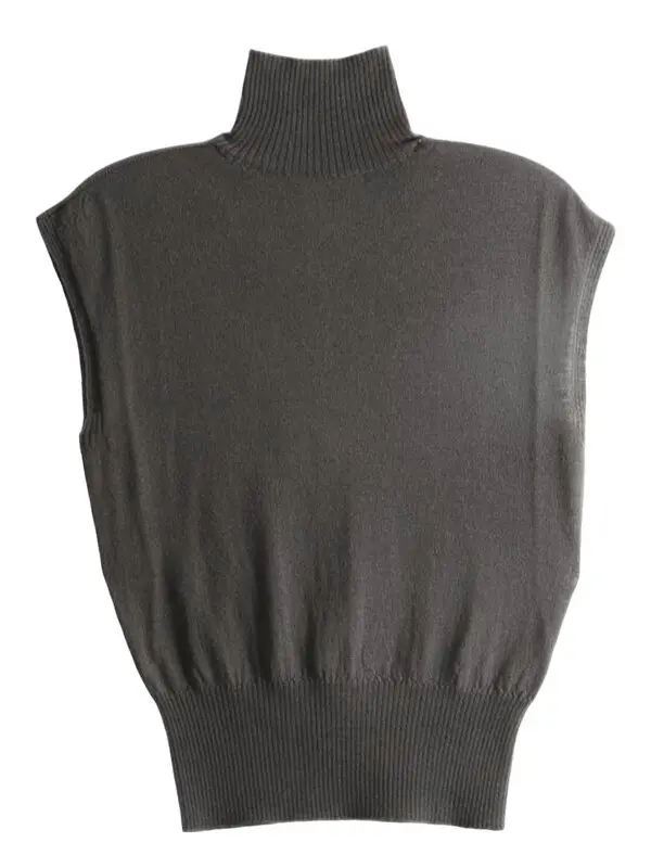 Rick Owens High-neck Tank Top - Black