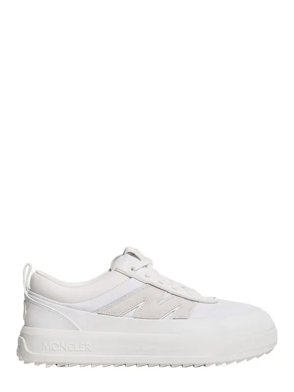 Moncler Altive Low-top Sneakers With Round Toe And Lace-up Fastening - White