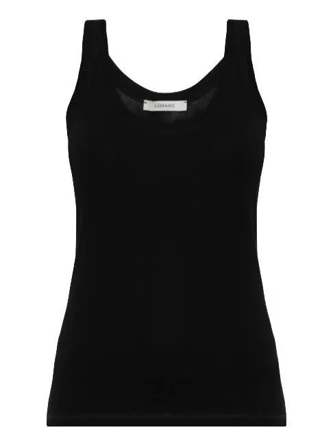 LEMAIRE Crew-neck Tank Top - Black