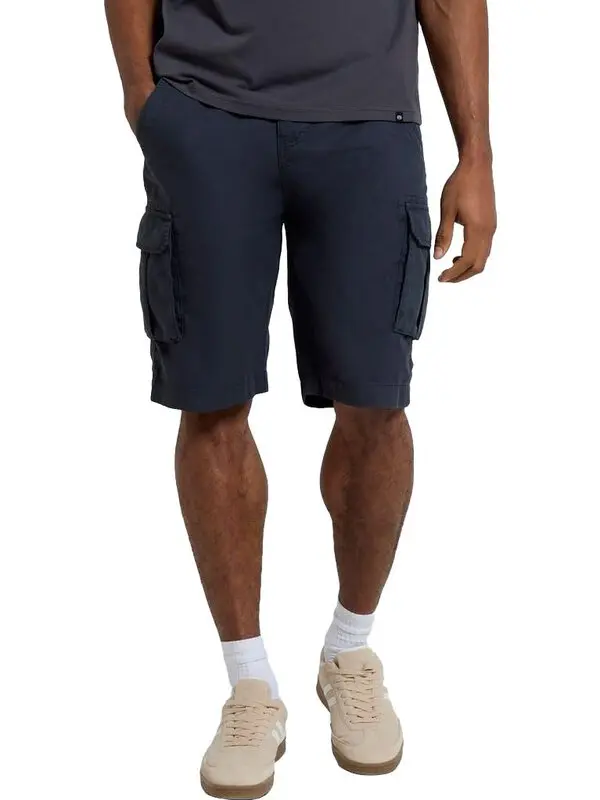 ANIMAL Haze Organic Cotton Cargo Shorts - Navy