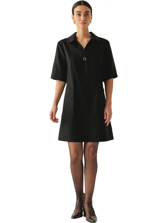 EXQUISE Janelle Mini Dress - Black