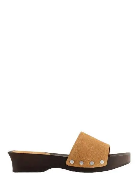 Madewell The Callen Clog Sandal - Cumin