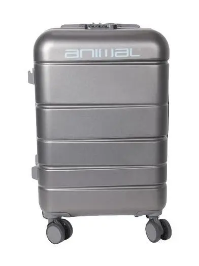 ANIMAL Ridged Cabin Suitcase - Gray