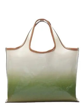 3.1 Phillip Lim Ombre Coated Canvas Mini Market Tote - Flame-cactus Multi