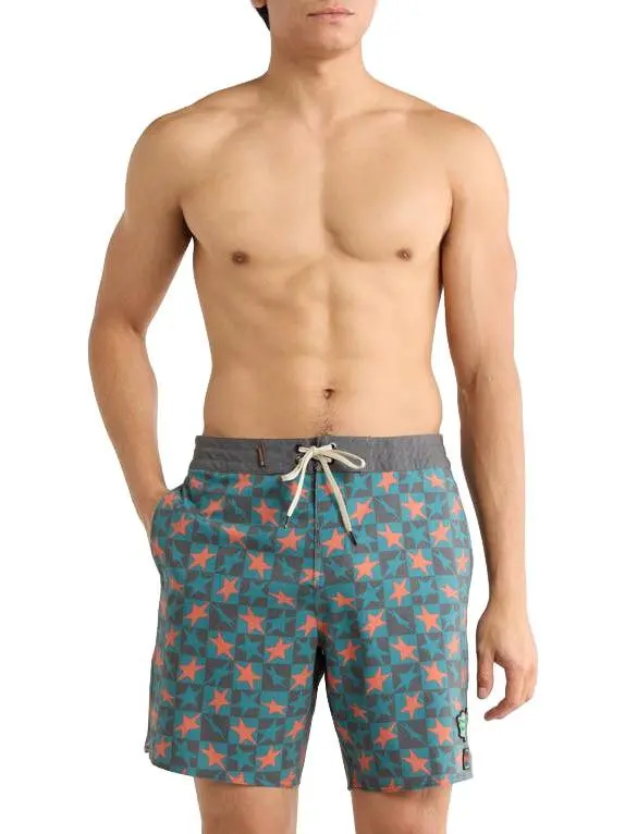 BILLABONG Star Board Shorts - Teal