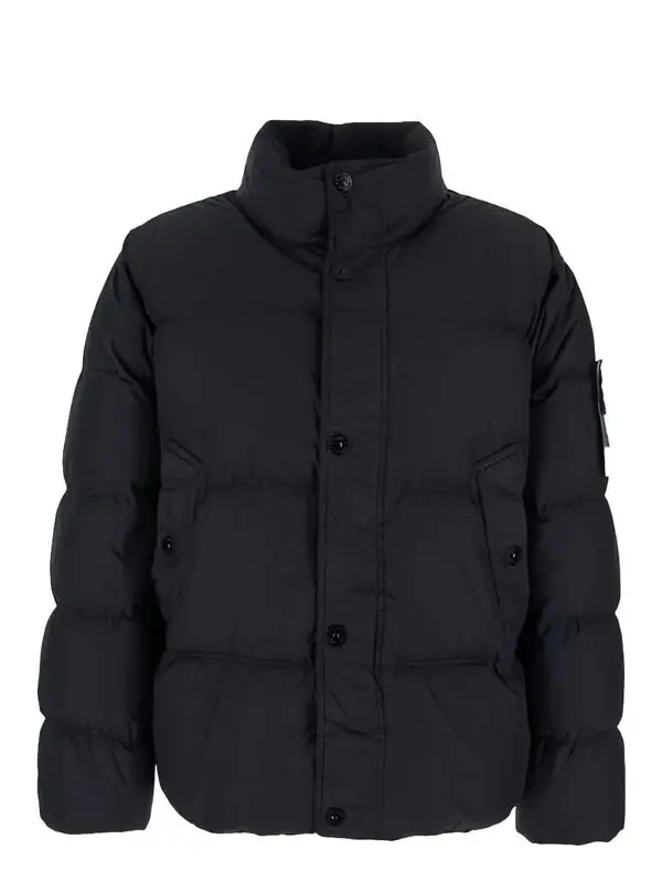 Stone Island Nylon Short Down Jacket - Black