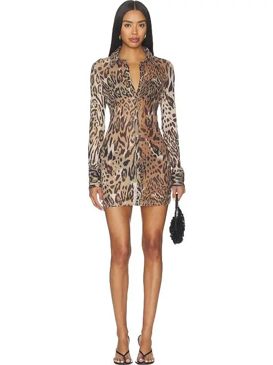 Ksubi Devin Shirt Dress - Brown