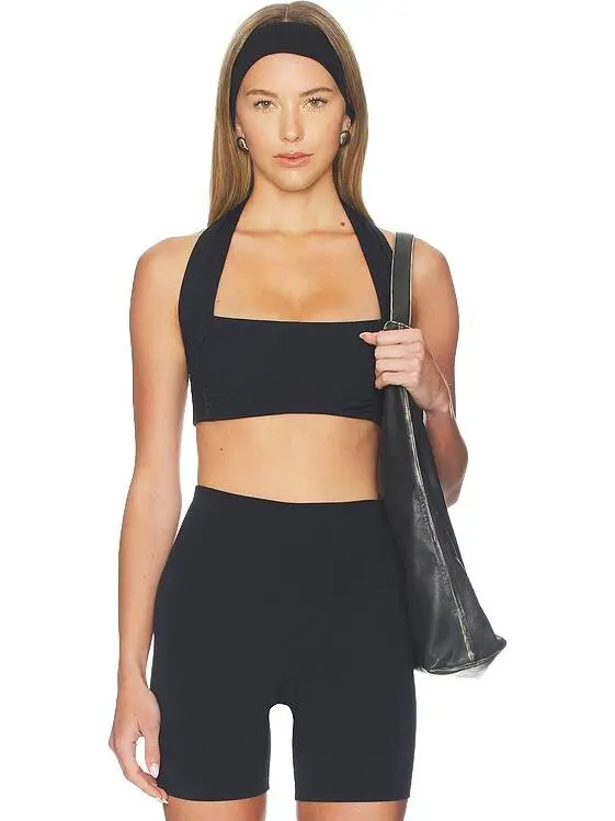 Free People X Dont Let Go Sports Bra - Black