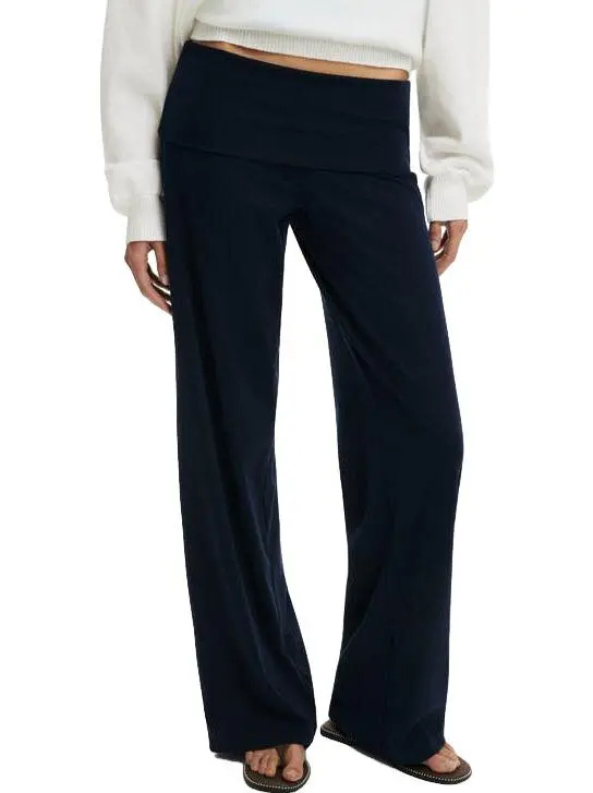 COTTON ON Honey Fold Over Pant - Total Eclipse