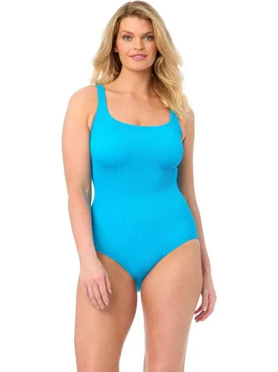 ANNE COLE One Piece Swimsuit - Ocean