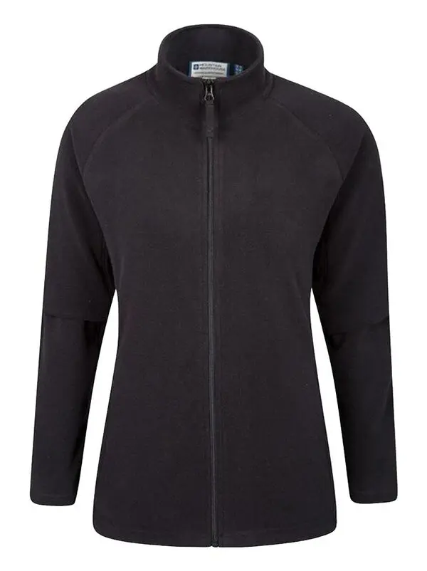 Mountain Warehouse Raso Fleece Jacket With Stand Collar - Black