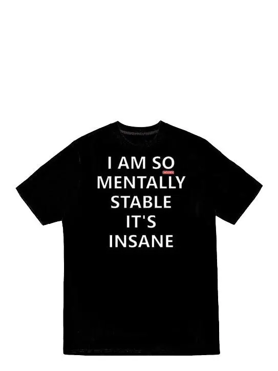 VERYRARE So Mentally Stable Tee - Black