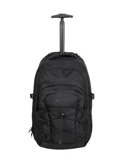 Mountain Warehouse Pioneer Wheeled Backpack - Black