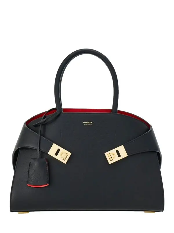 FERRAGAMO Hug Small Leather Handbag - Multicolor