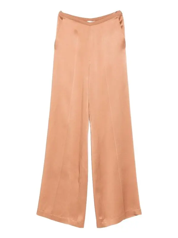 FORTE_FORTE High-waisted Wide-leg Trousers - Multicolor