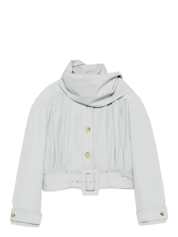 Chloé Cotton And Linen Blend Blouson Jacket - Multicolor