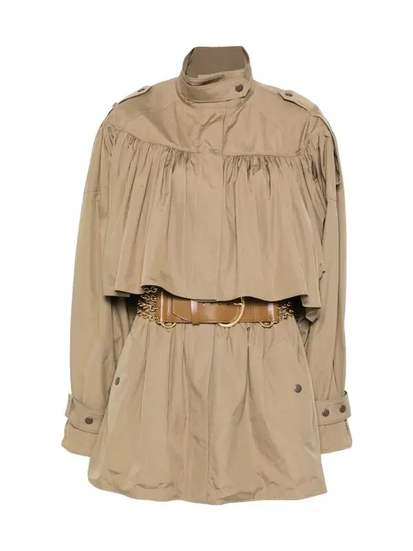 Chloé Cotton Trench Coat - Multicolor