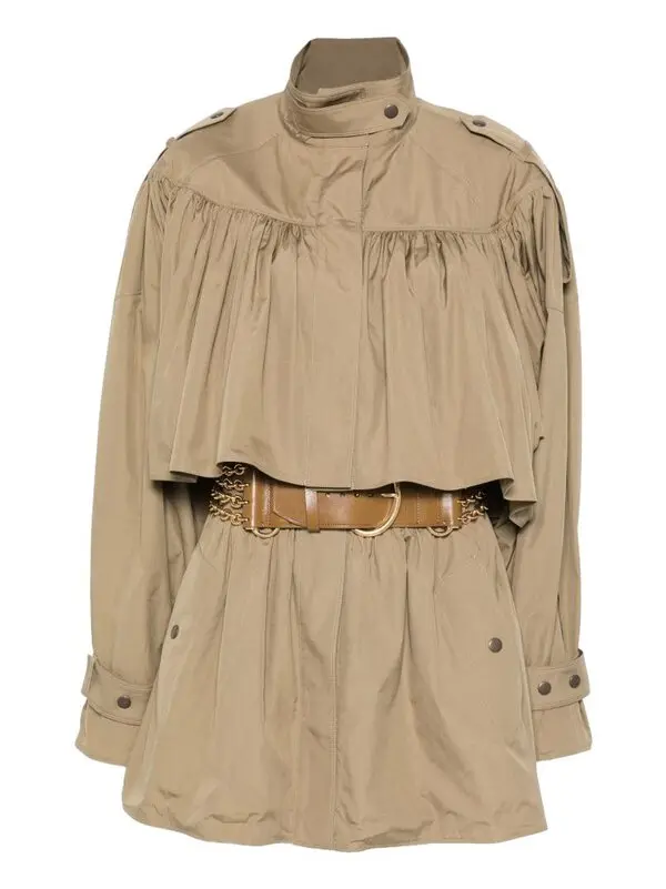 Chloé Cotton Trench Coat - Multicolor