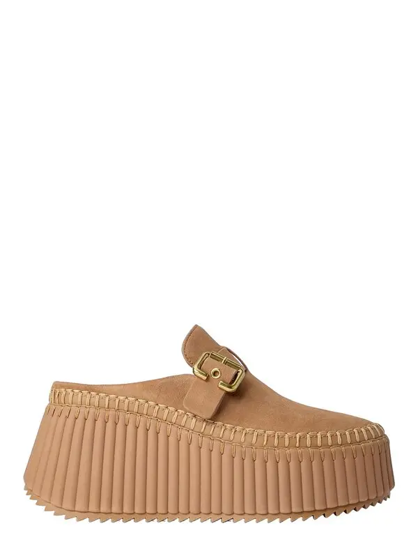 Chloé Nama Wedge Mules - Multicolor