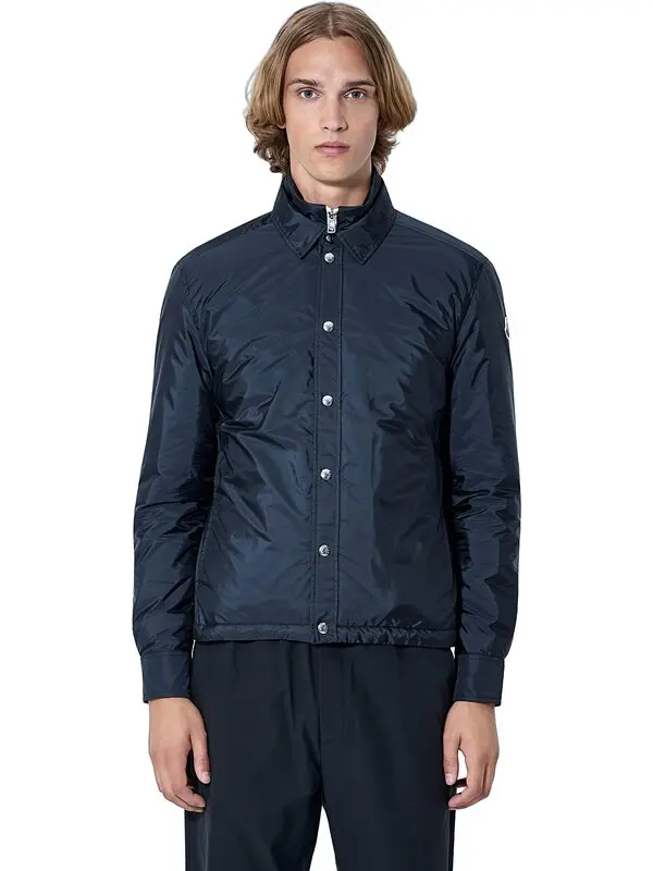 Moncler Meridelle Down Shirt Jacket - Blue