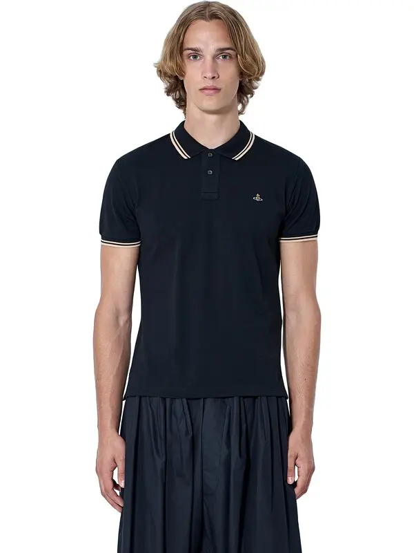 VIVIENNE WESTWOOD Classic Polo Shirt - Black
