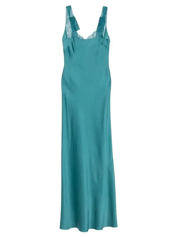 FORTE_FORTE Lace Detail Long Dress - Multicolor