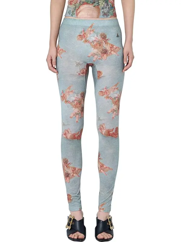 VIVIENNE WESTWOOD Printed Leggings - Blue