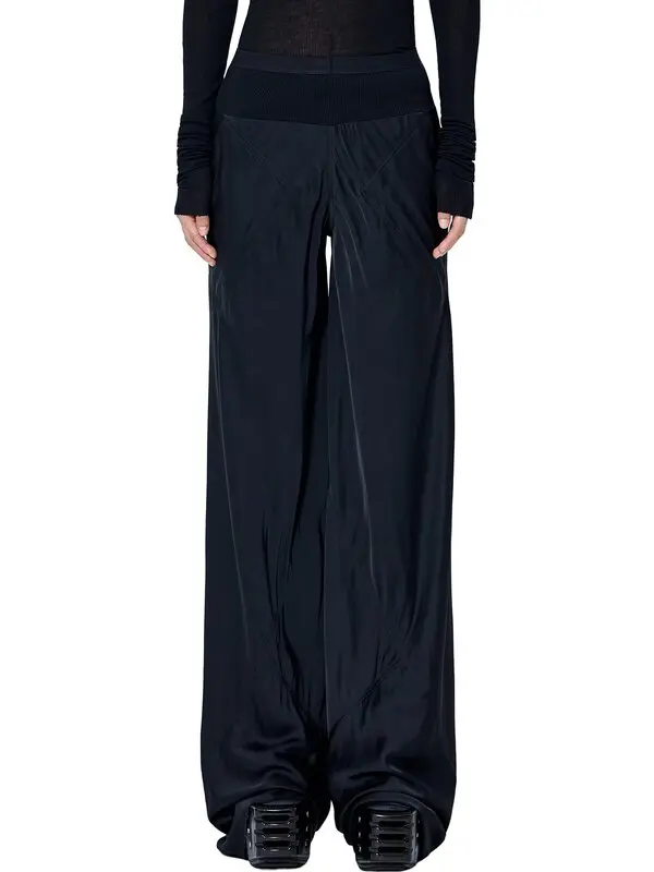 Rick Owens Bias Wide-leg Trousers - Black
